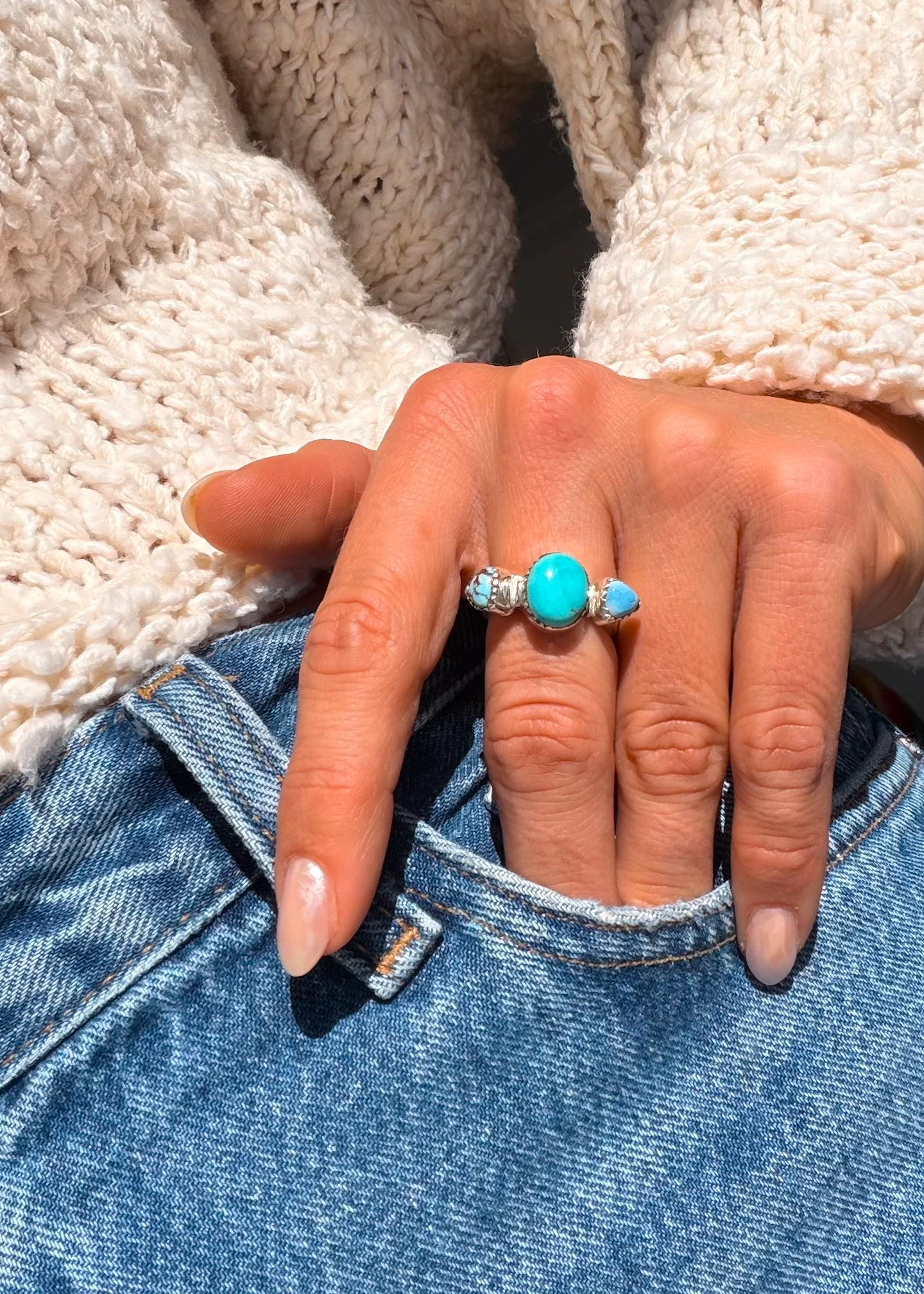Red River Adjustable Ring – Turnback Pony