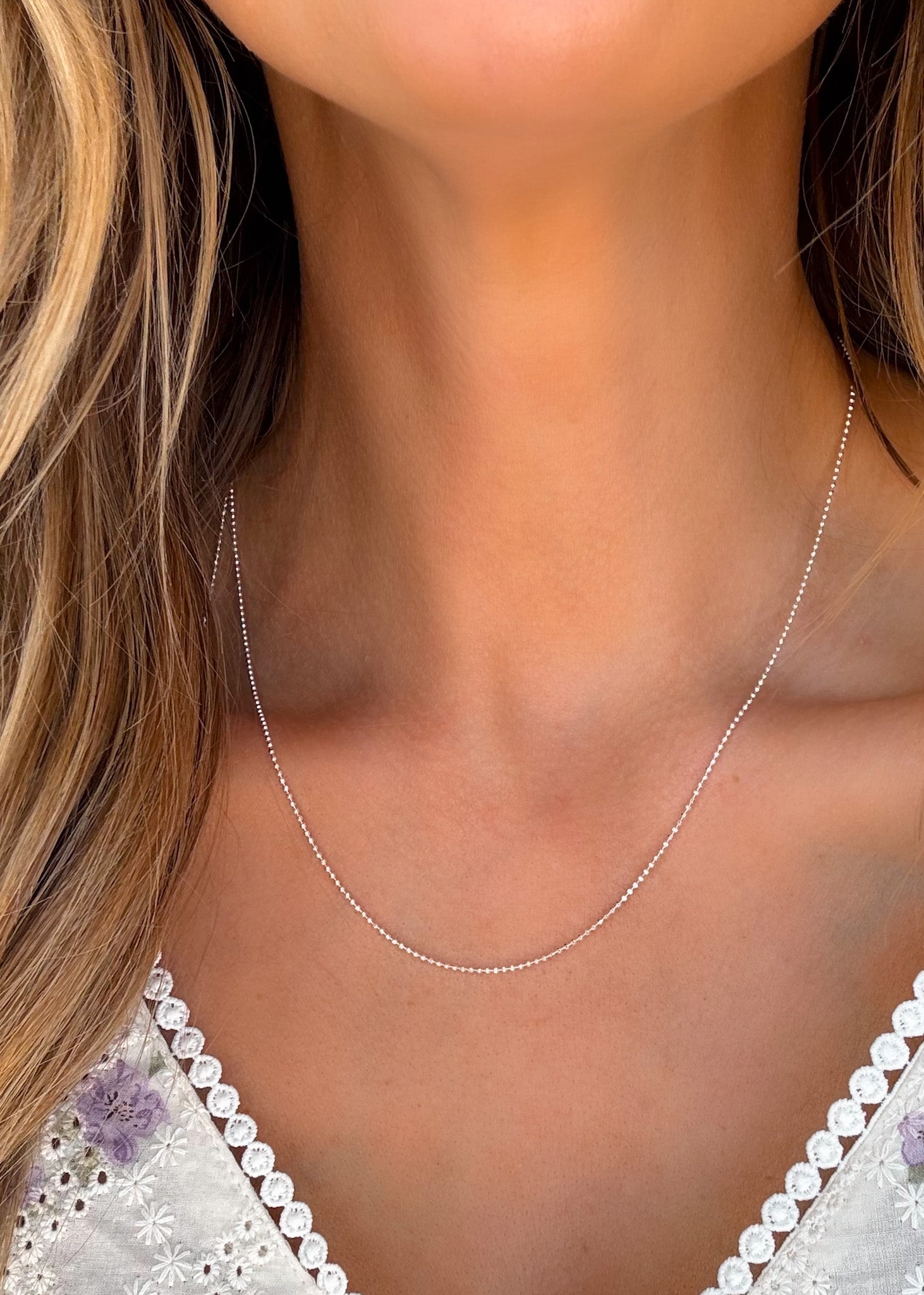 Adjustable Silver Chain – Turnback Pony