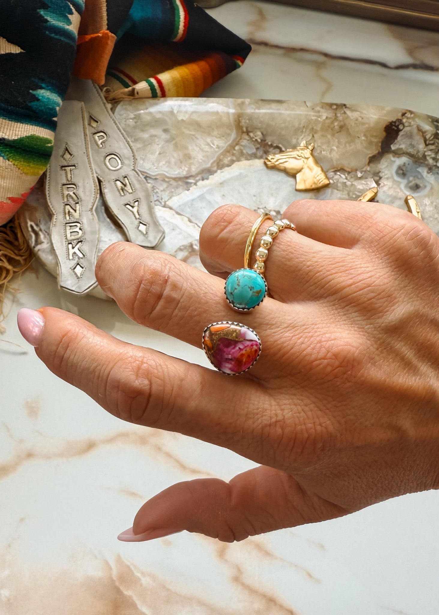 Emryn Adjustable Ring – Turnback Pony